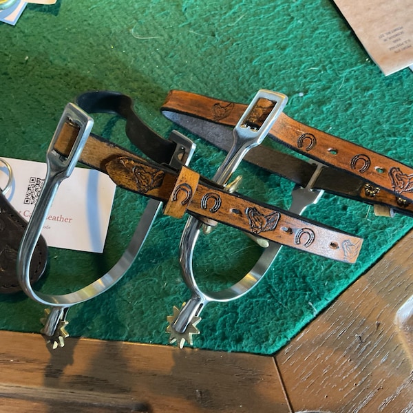 Decorative English Spur Straps - Etsy