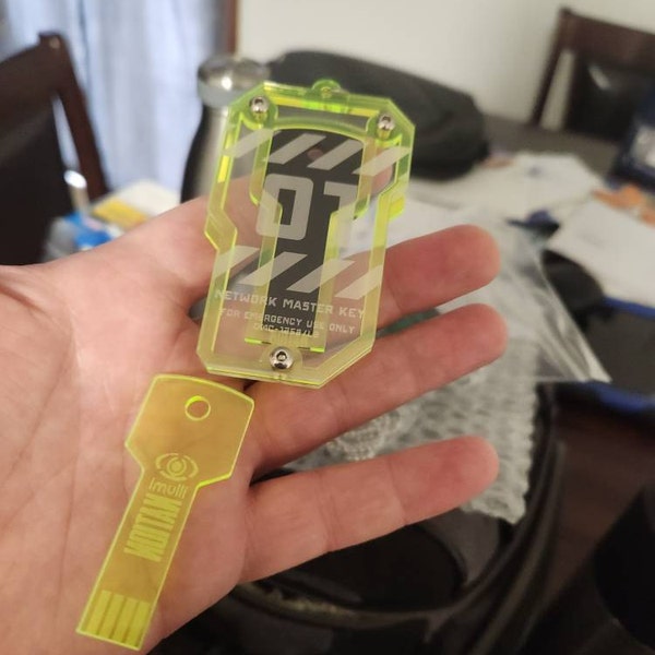 Cyberpunk Emergency Access Key Necklace Pendent - Etsy