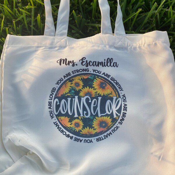 Counselor Sunflower Circle PNG Print File for Sublimation or Print ...