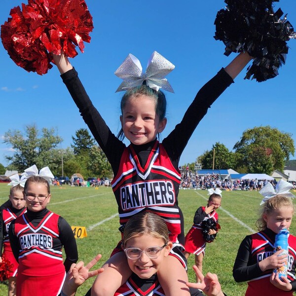 Cheer Bow-holographic White super Glitter - Etsy