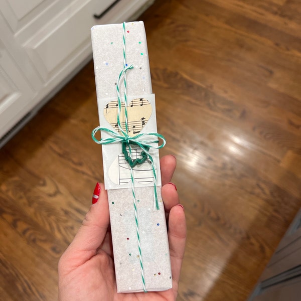 Hand Wrapped Music Sheet Pencils - Etsy