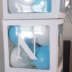 First Birthday Balloon 'ONE' Boxes for Baby Girl WITH | Etsy