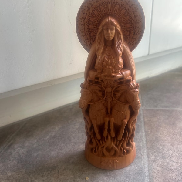 Sol Norse Goddess Statue, Sunna Norse Goddess, Norse Goddess, Norse ...
