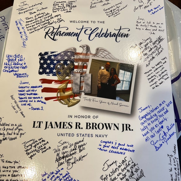 ALL BRANCHES - Custom Military Retirement Sign - Etsy