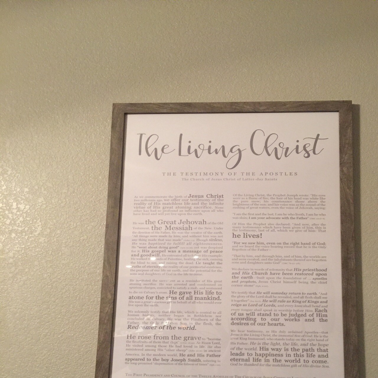 The Living Christ Print- on Premium Paper- Modern Emphasized- LDS