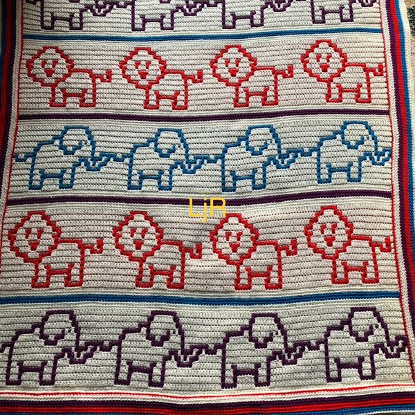 Thunderbird and Saguaro Cactus Mosaic Crochet Patterns Charts Only - Etsy