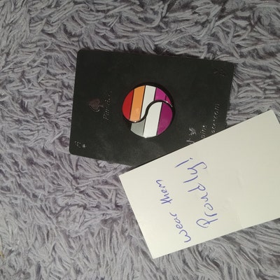 Progress Pride Bar Pin Subtle LGBT Accessory Minimalist Enamel - Etsy