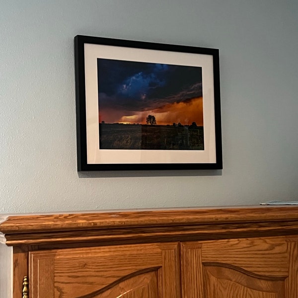 4x6 Landscape Photography Prints, Set of Three Storm Cloud Wall Art ...