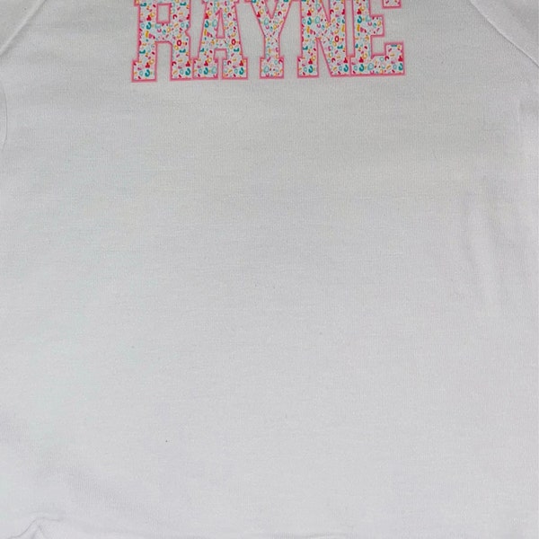 Pink Faux Embroidery Letters Pastel Stitch Alphabet Doodle Letters ...