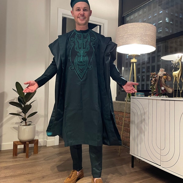 Telu African Men Prom Suit African Men Fashion Bespoke Suit For Men