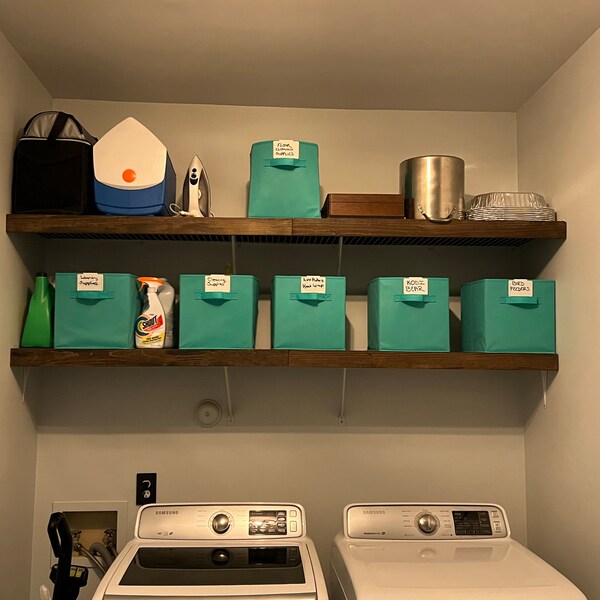 Wood Shelf Cover - Wire Shelf Cover - Linen Closet Shelf Covers ...