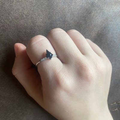Personalized Engagement Ring Sun Shape Design Ring Round Cut - Etsy