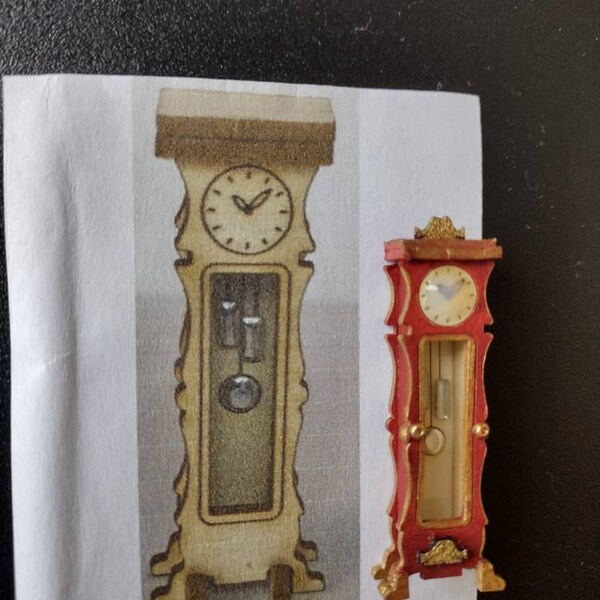1:48th Scale Grandfather Clock Kit DIY Make Your Own - Etsy UK