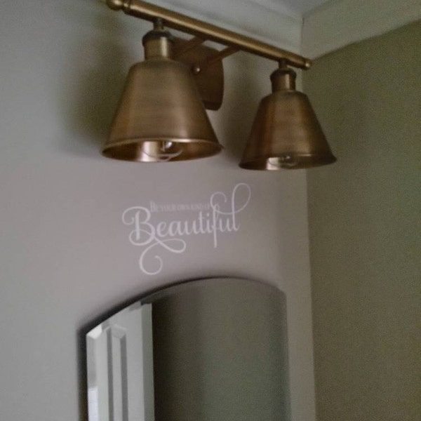 Be Your Own Kind of Beautiful Motivational Wall Decal Wall Quote ...