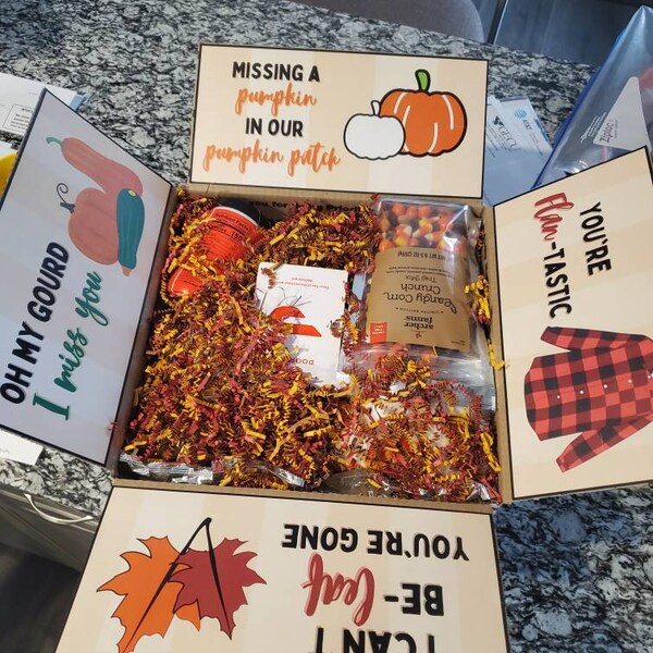 Fall Care Package Sticker Kit: Pumpkin Spice, Military, College - Etsy