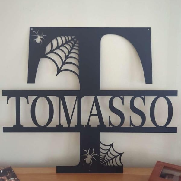 Personalized Halloween Alphabet Letters | Halloween Family Name Sign ...