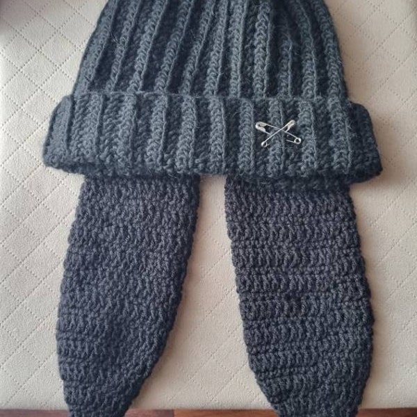 Bunny Ear Beanie Hat Crochet, Hat Crochet, Bunny Crochet, Bunny Ear ...