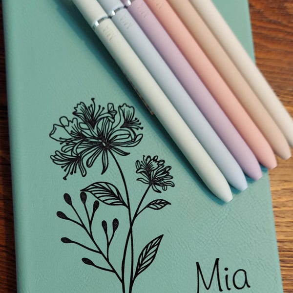 Personalized Walnut Wood Music Box, Birth Flower Music Box, Birthday ...