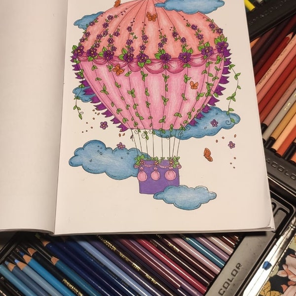 Autumn Coloring Book DIGITAL | Printable Adult Kids Coloring Page ...