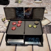 Blueprint Pattern Playmat, Printed Neoprene Card Table Mat for Tabletop ...