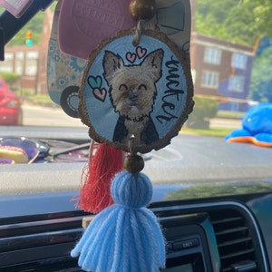 Pastel Tassels Car Charm Bohemian Oil Diffuser Car - Etsy