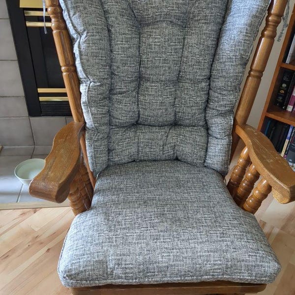 Wingback Rocker Replacement Cushions / Canadian Rocker Cushions ...