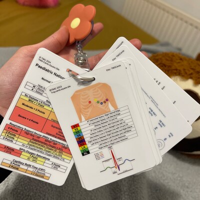 ECG Healthcare, Nursing, Medical Pocket Card - Etsy