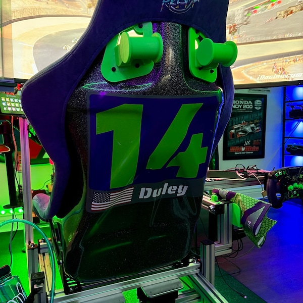 Race Car Number Plate - Permanent Vinyl or Reusable Magnet - Custom ...