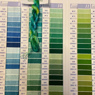 Rainbow Thread Drops Thread Holders, Parking Method, Floss Drops, Cross ...