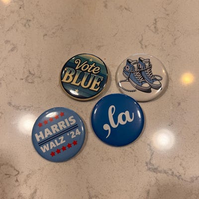 Anti Racist, Pro Immigrant, Anti Trump 2.25 Inch Pinback Button, Squad ...