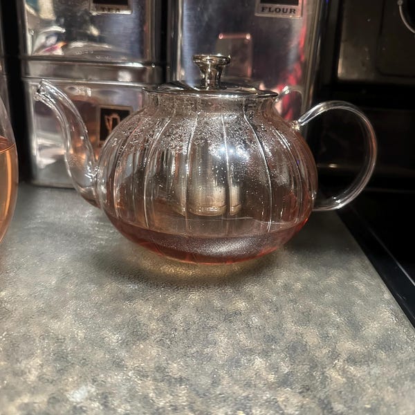 Vienna Glass Teapot With Removable Infuser - Etsy
