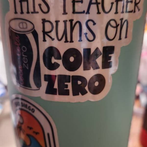 First Grade Teacher Sticker | Sparkly Holographic Teacher Sticker ...