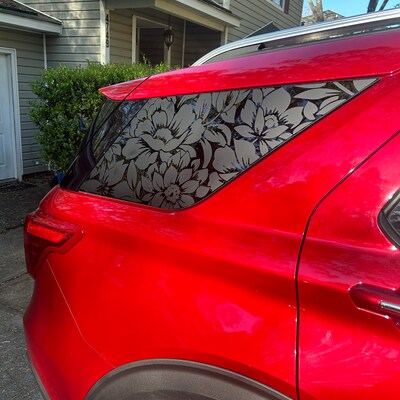 Fits 2018-2023 Subaru Crosstrek Rear Side Windows Topographic Map Decal ...