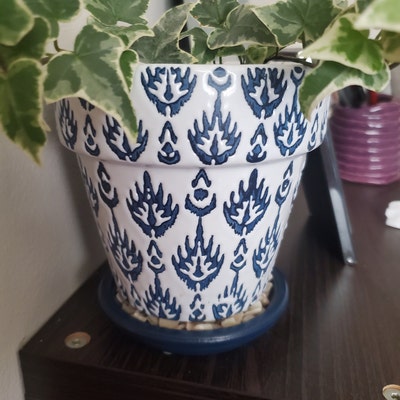 3 Colorfull Pot Flowerpot 3 Funky Color Pot - Etsy