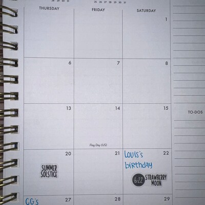 Cell Phone Payment Stickers. Different Color Options. Keep Track of ...