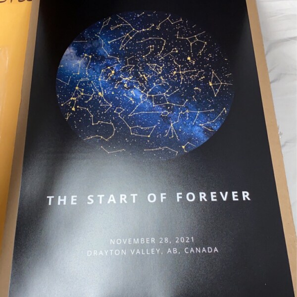Custom Star Map Print Personalized Gift for Her | Constellation Map ...