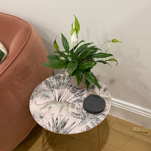 Tropical Toucan Blush Side Table / Coffee Table / Bedside - Etsy