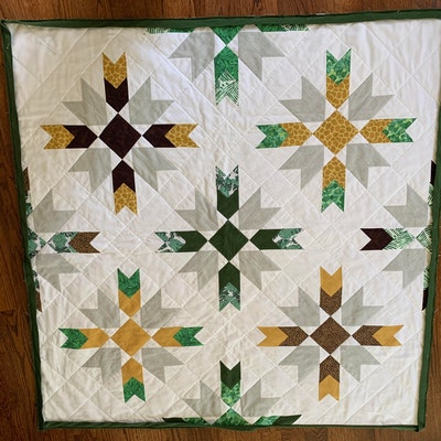 Ruby Roads Digital Quilt Pattern Fat Eighth/fat Quarter Quilt Pattern a ...