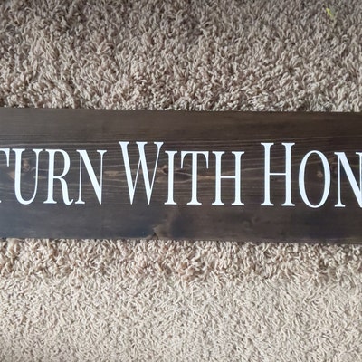 Horizontal Rustic Home Sweet Home Sign Gallery Wall Art - Etsy