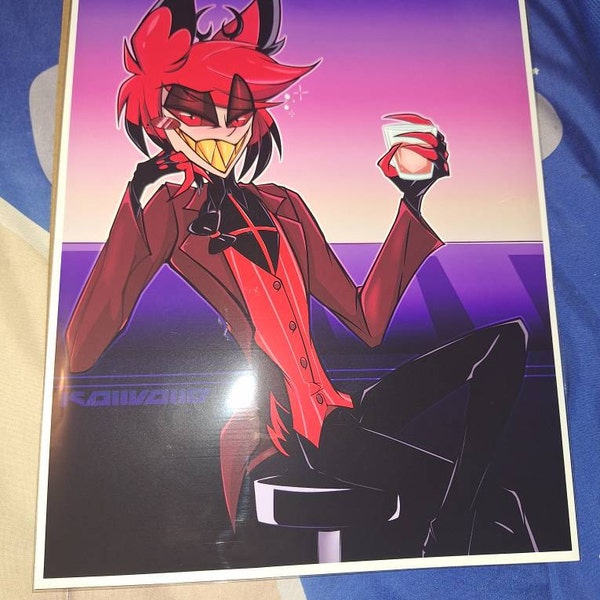 Tipsy Alastor Print - Etsy