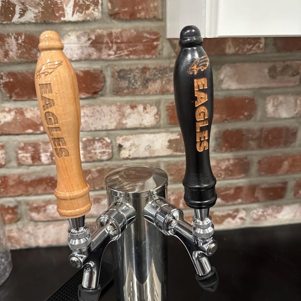 NFL Custom Beer Tap Handle Every Team Available Engraved Black 6” - Etsy