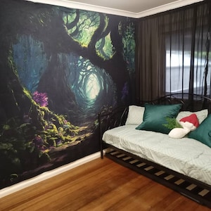 5 Enchanted Forest Wall Art Enchanted Forest Printable Digital Art ...