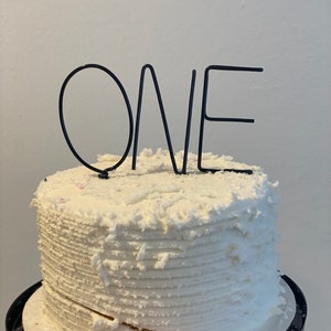 Number One or Two First Birthday Cake Topper Uno Dos 1st 2nd Smash Cake ...