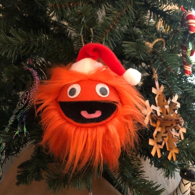 Gritty Ornament 3D Felt, Handmade - Etsy