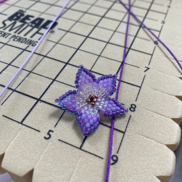 Seed Bead Pattern, Tutorial, Seed Bead Flower, Water Lilies Bracelet ...