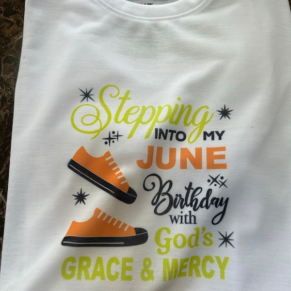 Stepping Into My June Birthday Svg, June Queen Svg, June Birthday Svg ...