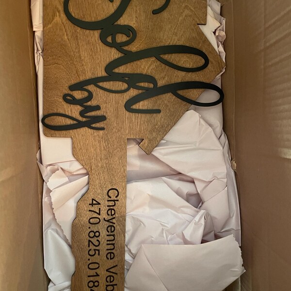 Personalized Wood Realtor Sign / Wooden Real Estate Agent Sign ...