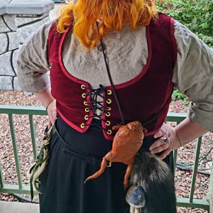 Red Gold Renaissance Bodice Honey Bee Corset Top Medieval | Etsy