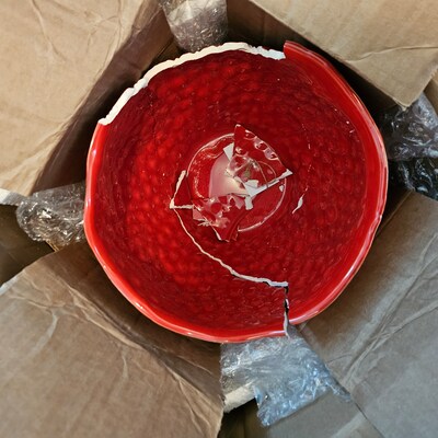 Benedicta Scallop Spring Flowers Multi Colored Ceramic Planter Pot ...