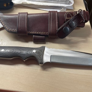 GCS Custom Handmade D2 Steel Hunting Knife G10 Handle With Right Hand ...